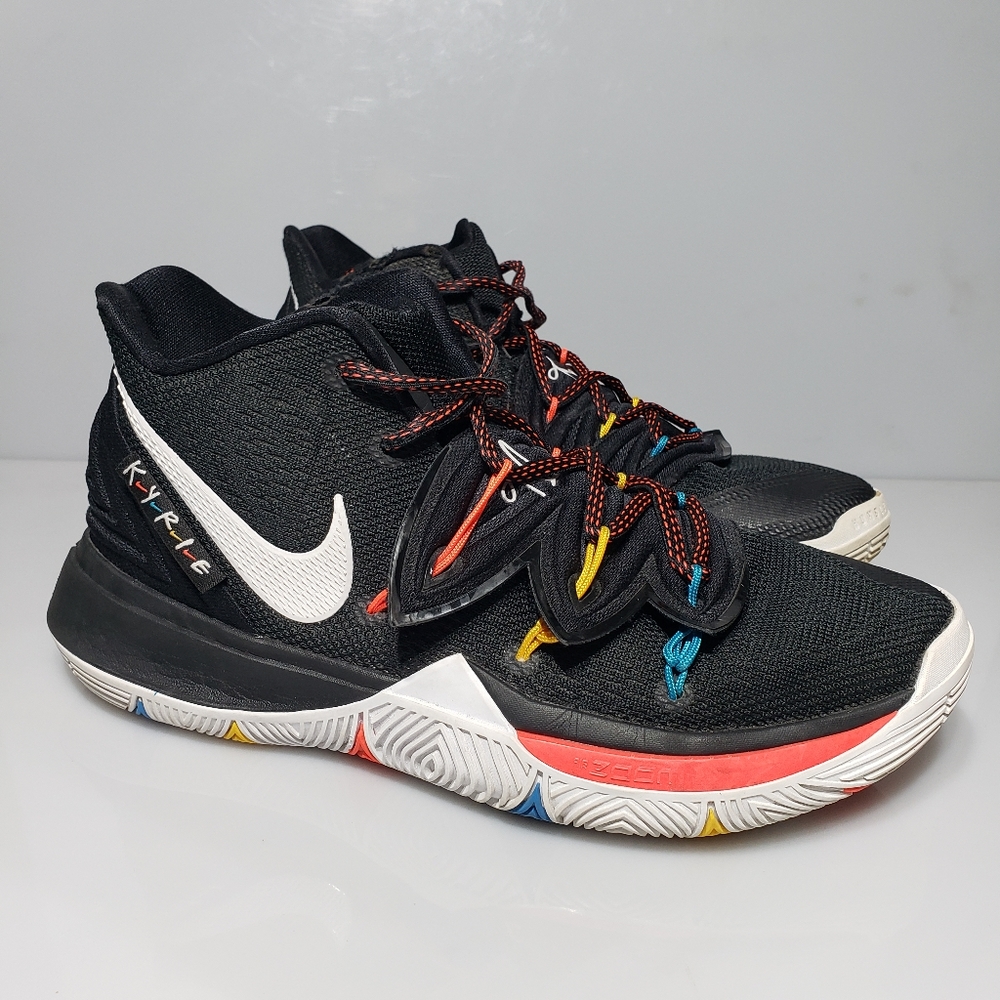 Nike Kyrie 5 Friends Black/White-Multi-Color Men's Si… - Gem